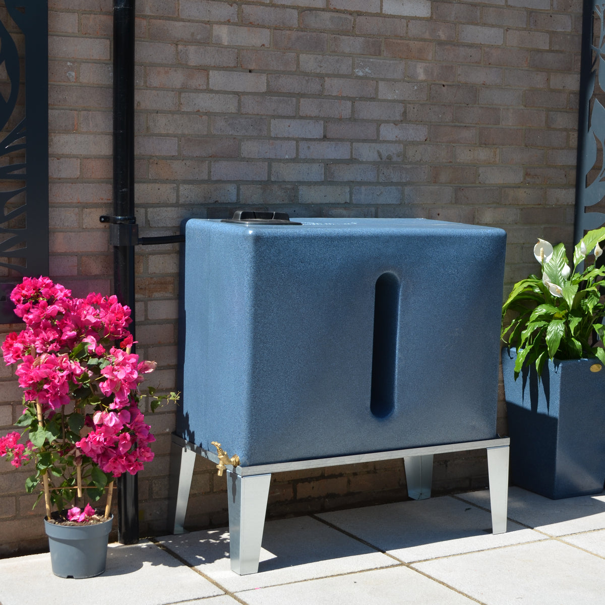 350 Litre Square Water Butt V1 - Blue Marble – Etills.com